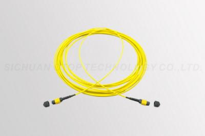 Cina 1 modo MPO F - m. m. - m. resa resistente intorno alla certificazione del cavo ISO14000 in vendita
