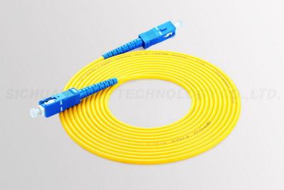 China 0.9mm Optical Fiber Jumper SC / UPC - SC / UPC for sale