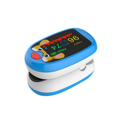Cina I bambini di FDA scrivono l'ossimetro a macchina LCD di impulso della punta delle dita con la copertura del silicio in vendita