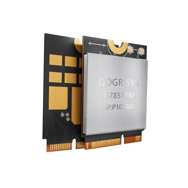 QOGRISYS 高速5.8Gbps Qcalcommチップ WIFI7 O7851PM モジュールのサポート ブルーツ 5.3 2.4/5.8/6GHZ ネットワークカード
