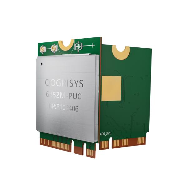 QOGRISYS  RTL8852CE Chipset  High-Speed 2402Mbps Wireless Connectivity WIFI6 Module 6252M-PUC