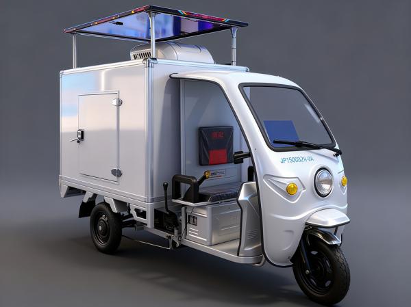 Quality Electric Refrigerated Tricycle with 2°C~8°C and -20°C to -18°C Temperature Control for Cold Chain Delivery for sale