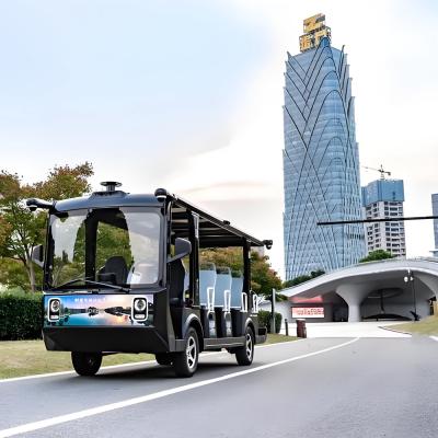 China NEWBASE Yokee 14-Seater Autonomous Sightseeing Vehicle with Eco-Friendly Electric Propulsion for sale