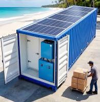 China Solar-Powered Off-Grid Mobile Cold Storage Unit for Reliable Temperature Control for sale