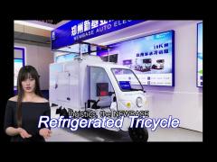odm electric cargo refrigerated tricycle for logistics transportation
