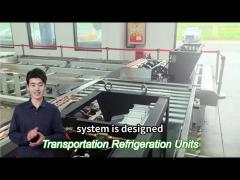 Integrated Light Duty 4.2m Box Refrigerated Truck Reefer Unit Refrigeration