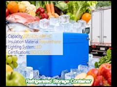iso/ce/sgs certified cold chain refrigeration container with polyurethane insulation