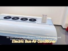 ip67 rated electric bus air conditioner with 20kw cooling capacity and roof top mounted design