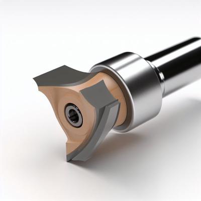 China Solid Carbide Material High Speed Straight Edge Router Bit With Bearing for sale