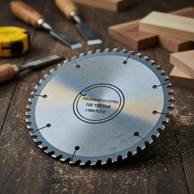 China TCT Circular Saw Blade with Laser Cut Tooth Pitch 150 Teeth and 4.5mm to 10.5mm Kerf for Precision Wood Cutting for sale