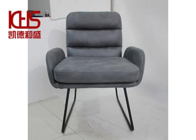 Cina Nordic Upholstered High Back Velvet Office Chair No Wheels in vendita