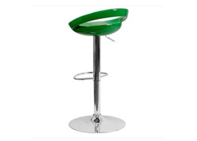 Cina One Piece Molded Simple Living Bar Stools Metal Frame Bar Stool With Footstool in vendita