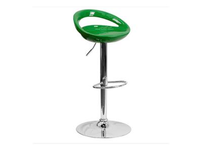 Cina One Piece Molded Simple Living Bar Stools Metal Frame Bar Stool With Footstool in vendita