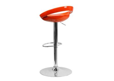 Cina 300lb Vintage European Bistro Bar Stools Rust Burnt Orange Counter Stools in vendita