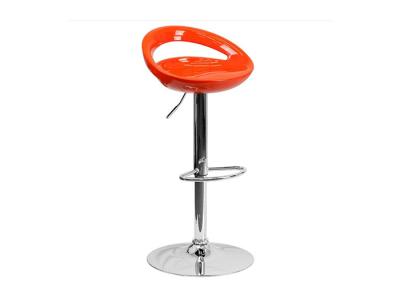 Cina 300lb Vintage European Bistro Bar Stools Rust Burnt Orange Counter Stools in vendita