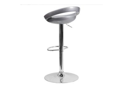 Cina KDHS Metal Base Silver Counter Height Bar Stools Outdoor Industrial Barstools in vendita