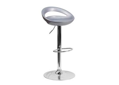 Cina KDHS Metal Base Silver Counter Height Bar Stools Outdoor Industrial Barstools in vendita