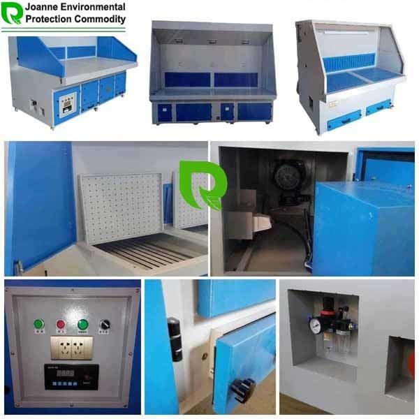 Quality 7.5kw Industry Benchtop Downdraft Table Dust Extraction Bench For Casting Parts for sale