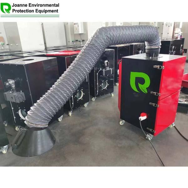 Quality 60Hz Industrial Air Filtration System 0.3μM grade Portable Fume Exhauster Long for sale