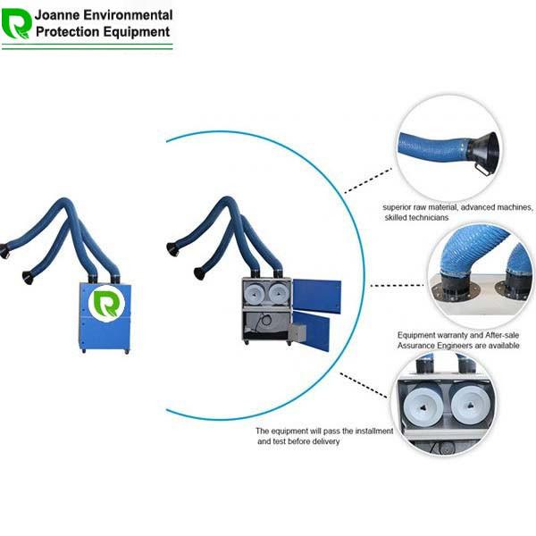 Quality Portable Welding Exhaust Fume Collector Workplace Electac Welding Fume Extractor Improve Air for sale
