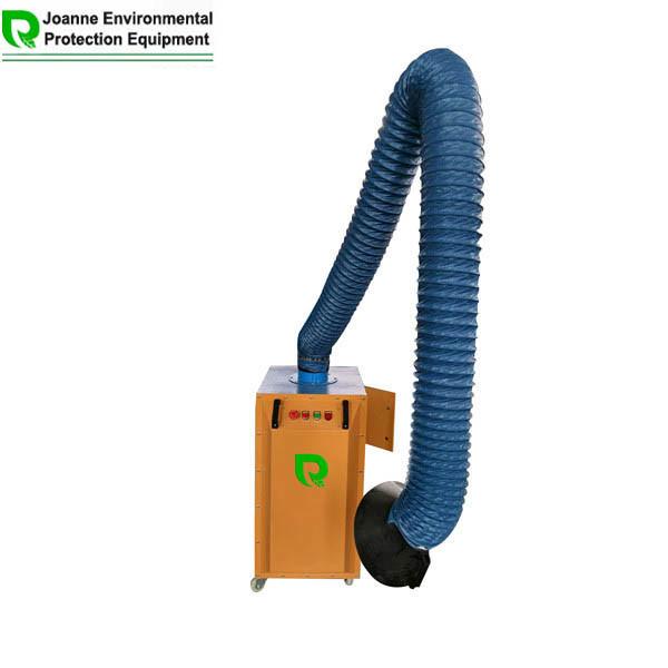 Quality High Negative Pressure Mobile Smoke Extractor , Portable Smoke Extraction System With Twin Arm for sale