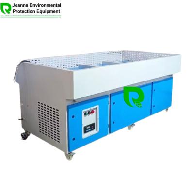 Cina Tavolo aspirante industriale con aspirazione verso il basso, efficienza di filtraggio del 99%, rumore ≤70dB in vendita