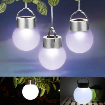 China Outdoor LED Spherical Ball Hanging Lights,Solar Powered Outdoor Lights for sale
