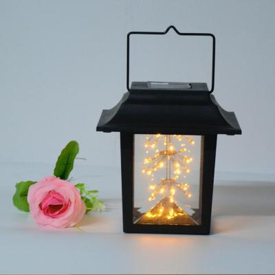 China Outdoor Garden Solar Powered LED Solar Candle Pendant Lamp  Solar Baby's breath Solar Hanging Lights for sale