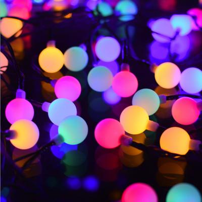 China 50LED 8Mode Ball Solar Christmas String Lights, Solar Powered Patio String Lights for Home Garden Lawn Party Decorations for sale
