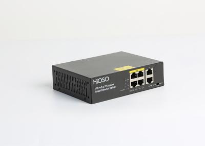 中国 非標準的なPoEスイッチ4 100M PoE港+ 2つの100MのRJ45アップリンクの港 販売のため