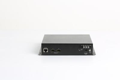 China 2Mbit Storage 10/100/1000M Tp Uplink Ports 16 Port Fiber Optic Switch for sale
