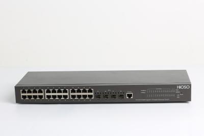 Cina 24 porti di gigabit RJ45 4 porti del commutatore 28 di Gigabit Ethernet dei porti di tratta in salita di 10G SFP in vendita