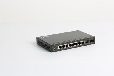 Cina Commutatore di POE dei porti dei porti 2 1000M SFP di stoccaggio 8 1000M PoE di HiOSO 2Mbits in vendita