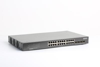 Cina Porto del commutatore 28 di POE dei porti di IEEE802.3at 30W 24 1000M PoE 4 1000M SFP in vendita