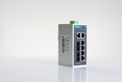 China 120km Transmissie 6 10/100M RJ4 2 100M FX Din Rail Ethernet Schakelaar 8 Havens Te koop