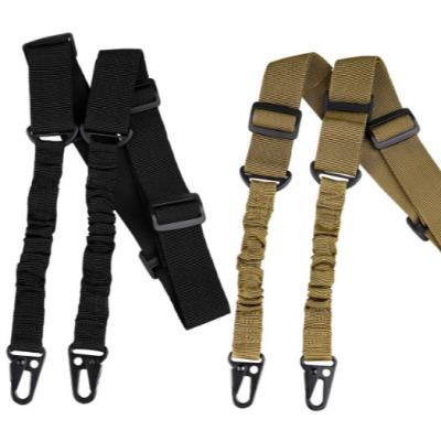 China Hot Dual-point Multi-function Tactical Strap Dual-point Mission Rope Army Fan Cs Outdoor Camera Strap for sale