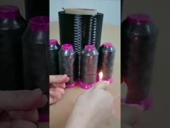 DuPont Kevlar Filament Twisted Ply Garn 400D/3 Zwart Brandbestendige Vlamvertrager Naaddraad Hoogtemperatuur Abrasiebestendige