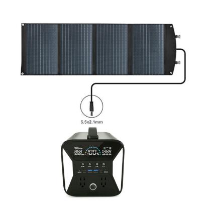 China Waterproof Solar Energy System Charging Small Pack 100w 200W Flexible Folded Emergency Solar Panel Kit for sale