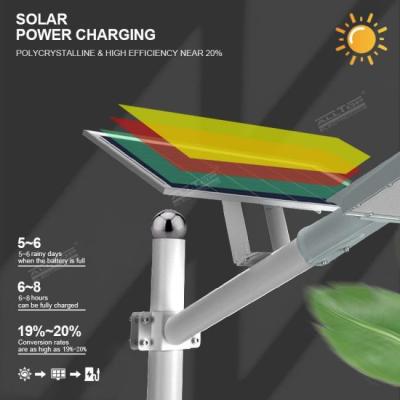 Cina 100w 200w tutto in una alta luminosità IP65 all'aperto dell'iluminazione pubblica solare impermeabile in vendita