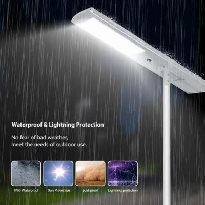 Cina 60w 90w 120w 150w IP67 ha integrato l'iluminazione pubblica solare all'aperto del LED in vendita