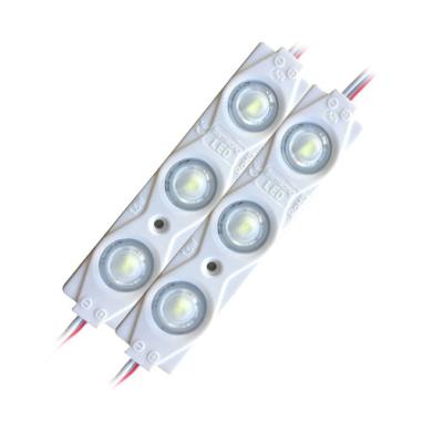 China 3 Chips 2835 LED Module Lights / Color Changing Outdoor LED Module IP67 With Lens for sale