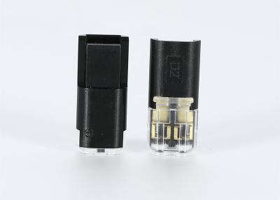 China LED Stripping-Free Terminal Blocks Quick Wiring Butt Joints and Solder-Free D2 Butt Terminals Connectors for sale