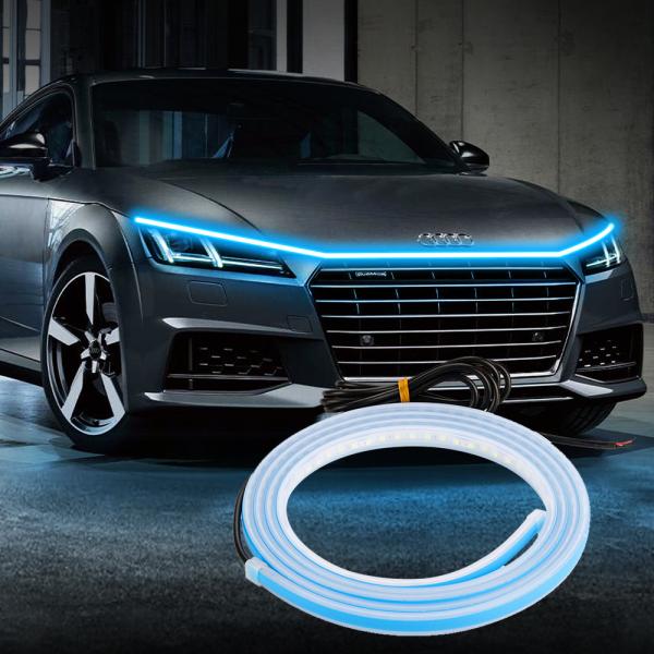 1.5m 1.8m Car Daytime Running Light SMD2835 Car Hood Light Bar IP68