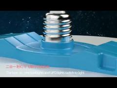 AC 85-265V Kleur die LEIDEN Vlek Licht en Benedenlicht 2 in 1 veranderen