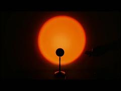 Controle remoto Fotografia moderna Mudança de cor Luz do pôr-do-sol Lâmpadas de projetor de arco-íris USB