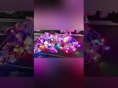 Adressierbare RGB IP68 wasserdichte LED-Scheibenleuchten für Weihnachtsdekoration