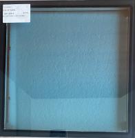 China Det136 Flat Tempered Soft Coat Low E Glass Unidirectional Perspective for sale
