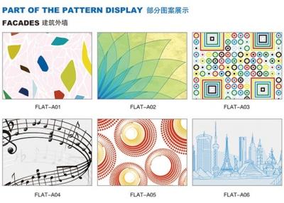 Cina Vetro modellato decorativo degli edifici residenziali, vetro temperato piano per le facciate in vendita