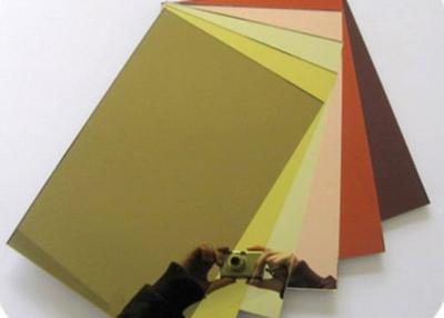 Cina 3mm bronzano colore di vetro tinto dello specchio il multi con buona erosione resistente in vendita