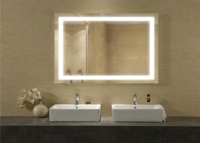 Cina specchio del bagno del touch screen di spessore di 5mm, specchio antiossidante di rettangolo per il salone in vendita